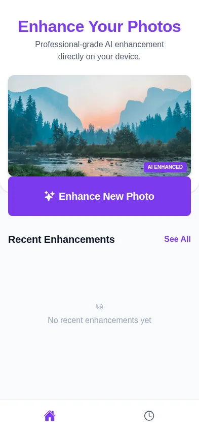 Offline Photo Enhancer