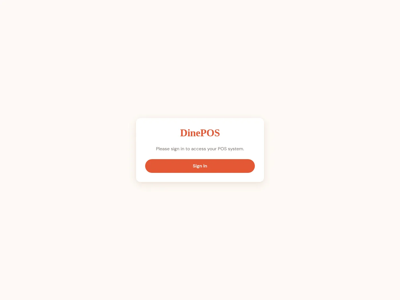 DinePOS Offline Suite
