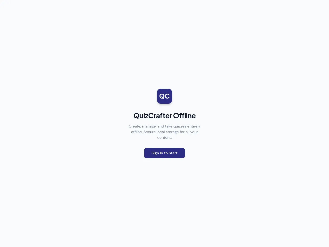 QuizCrafter Offline