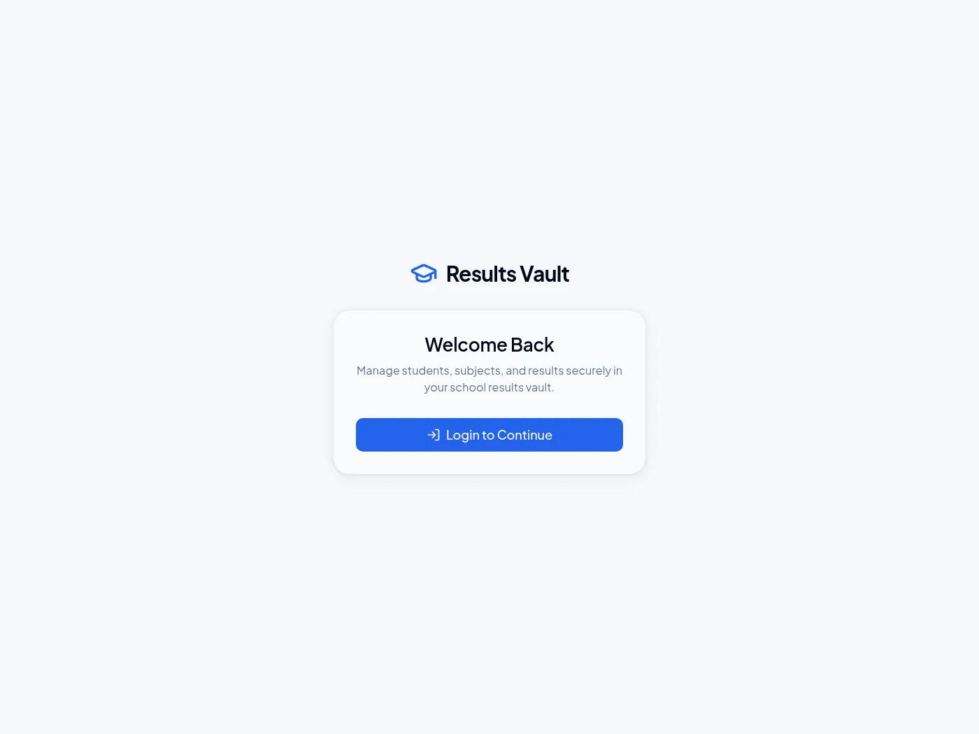 School Results Vault