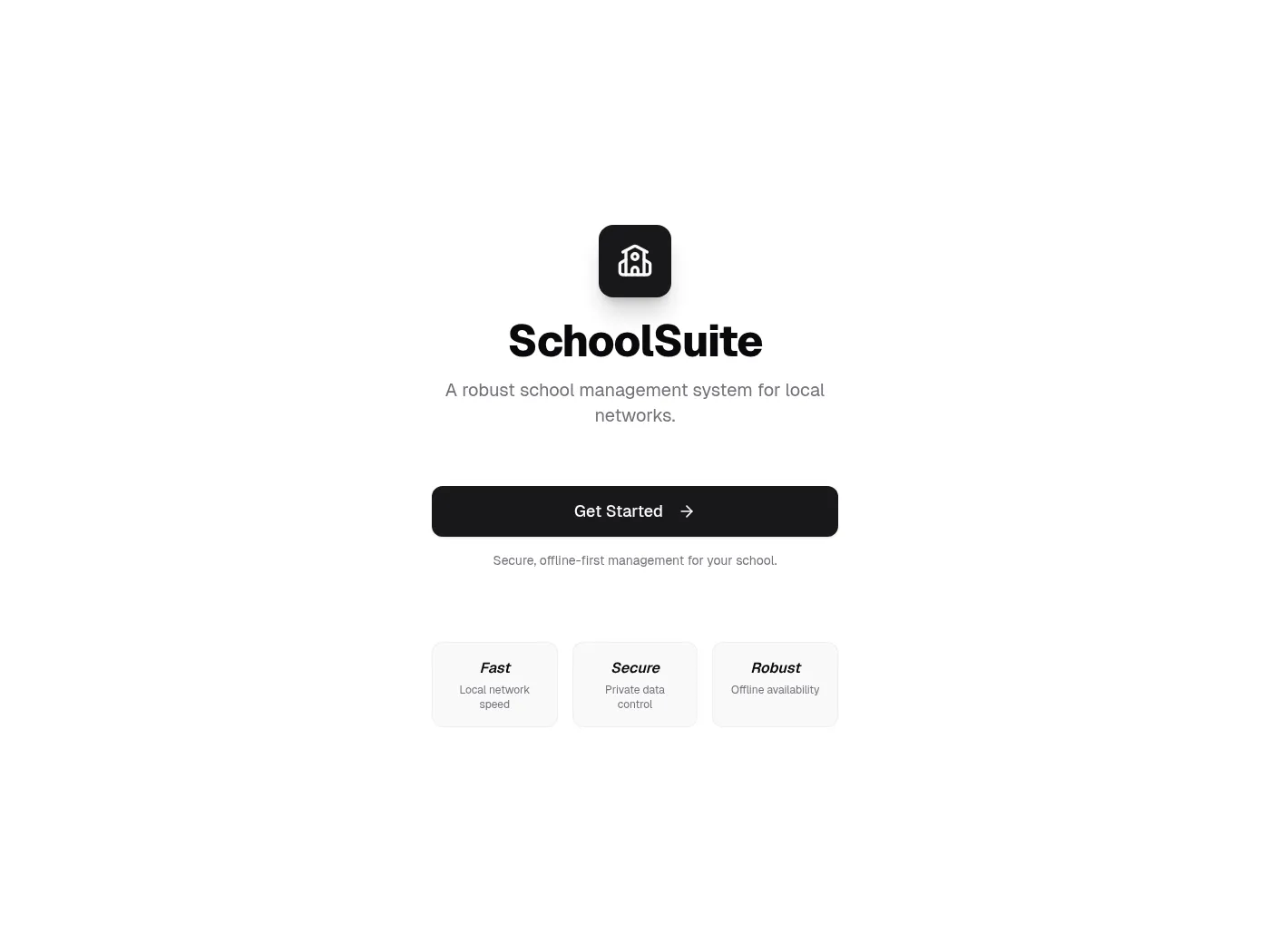 Offline School Suite