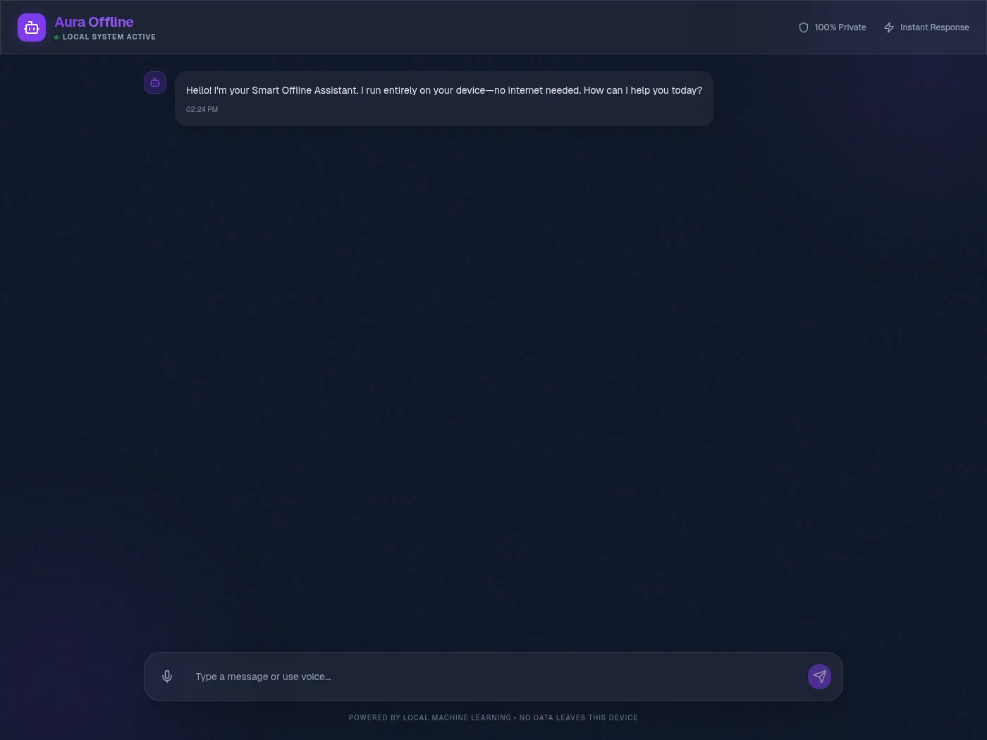 Smart Offline Chatbot