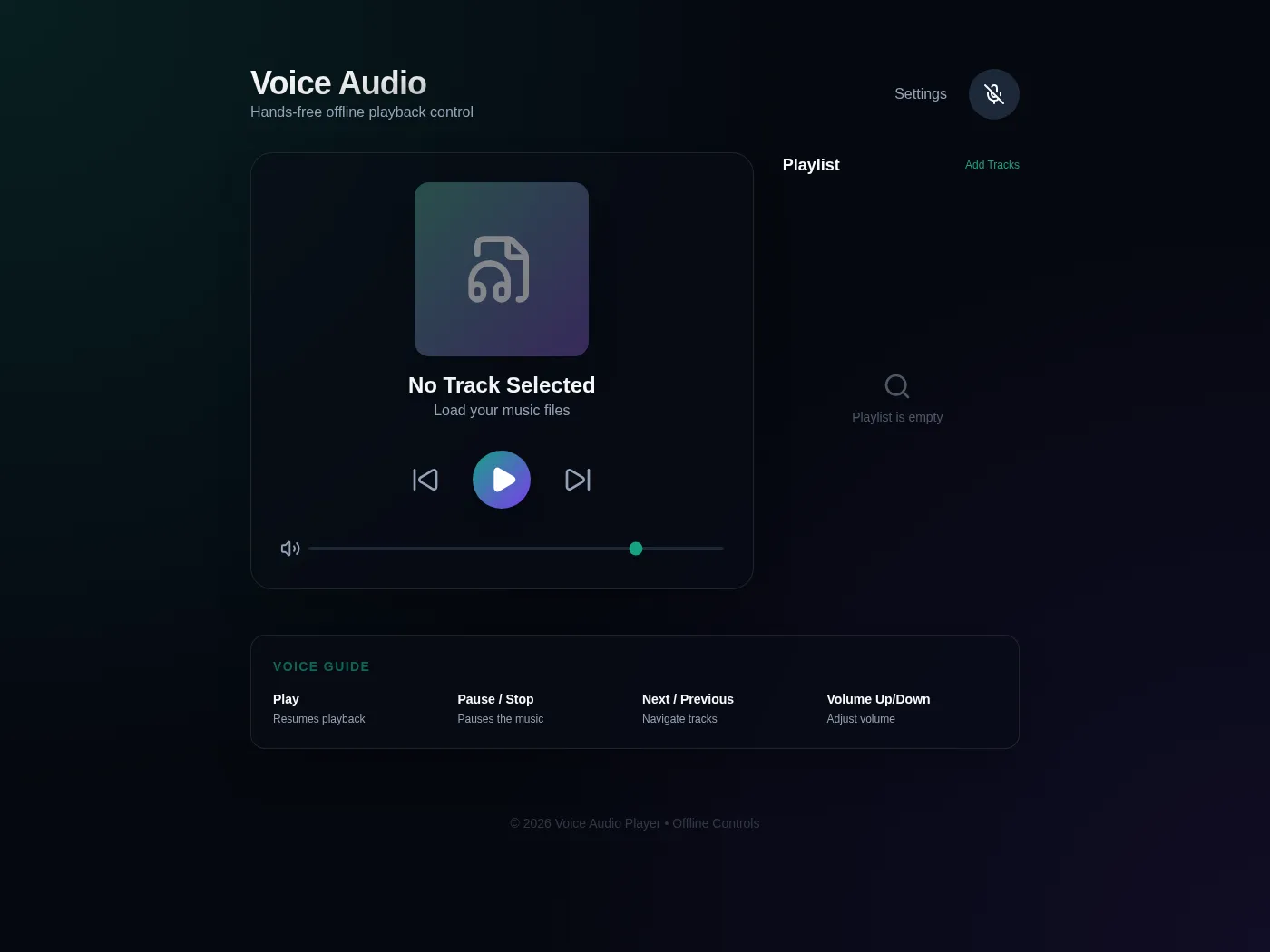 Offline Voice Player