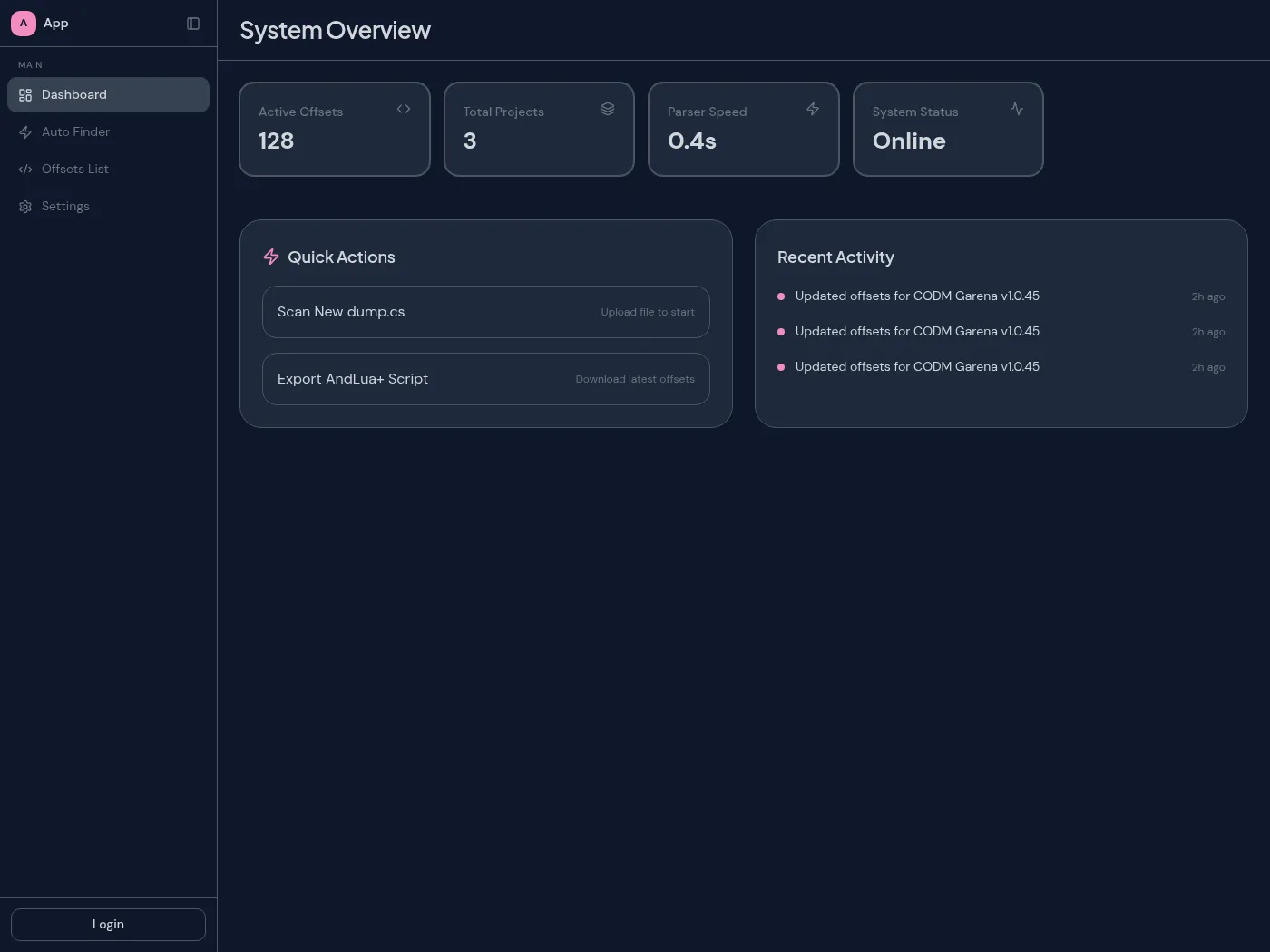 Auto Offset Finder CODM