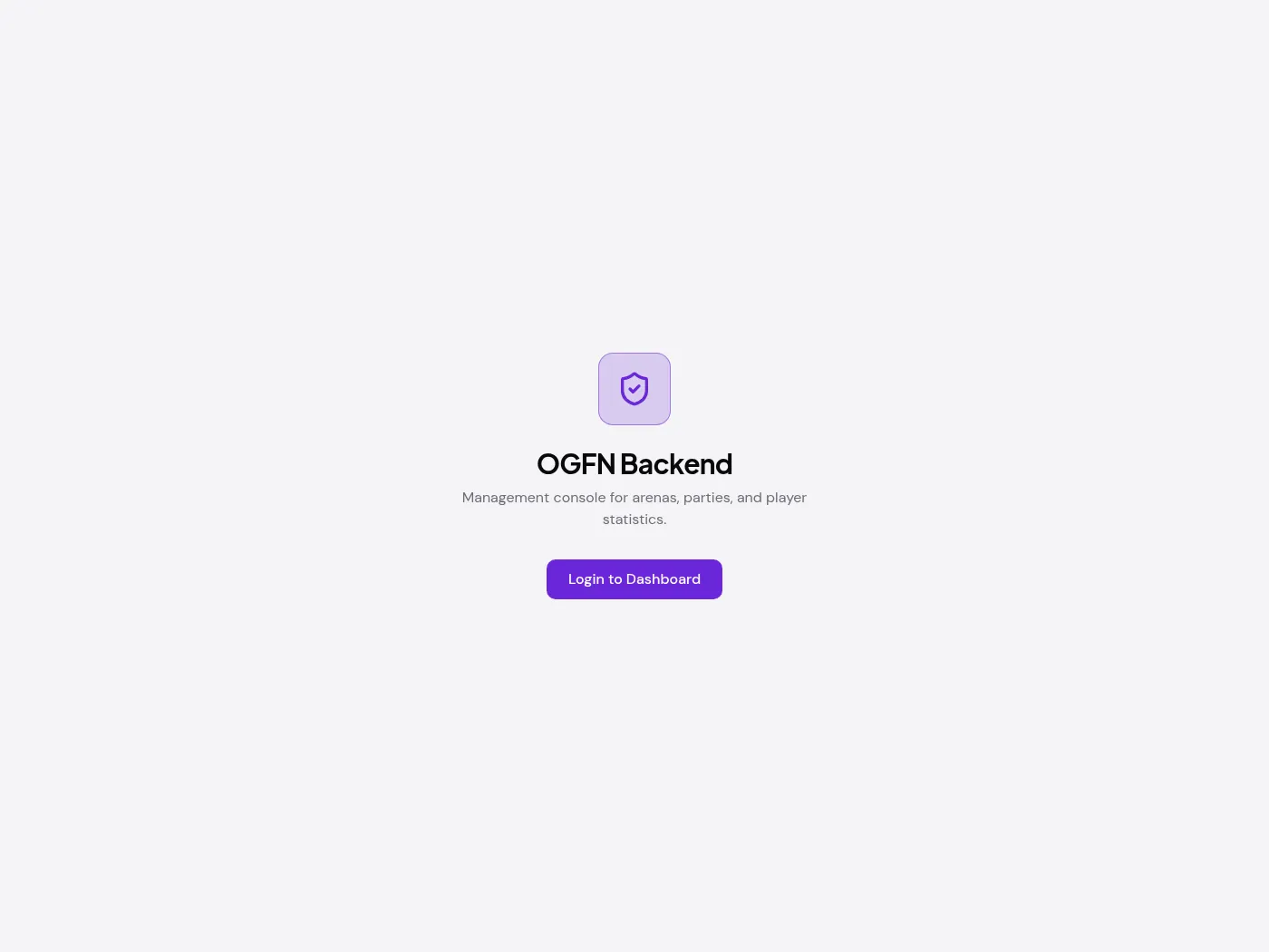 OGFN Game Backend