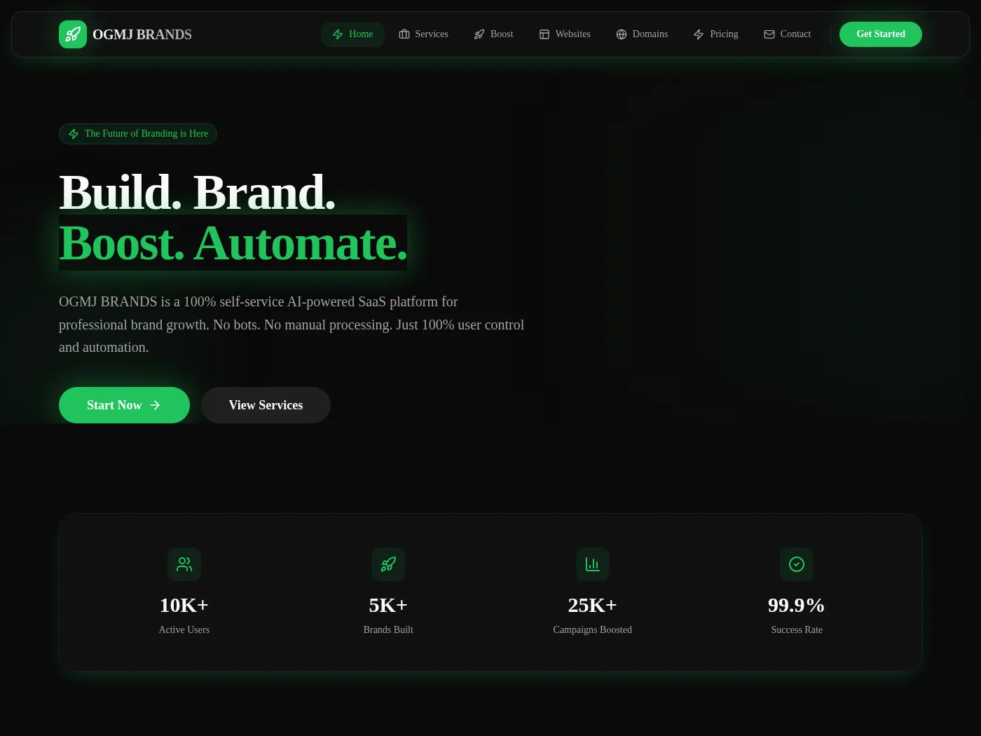 OGMJ Brands Platform