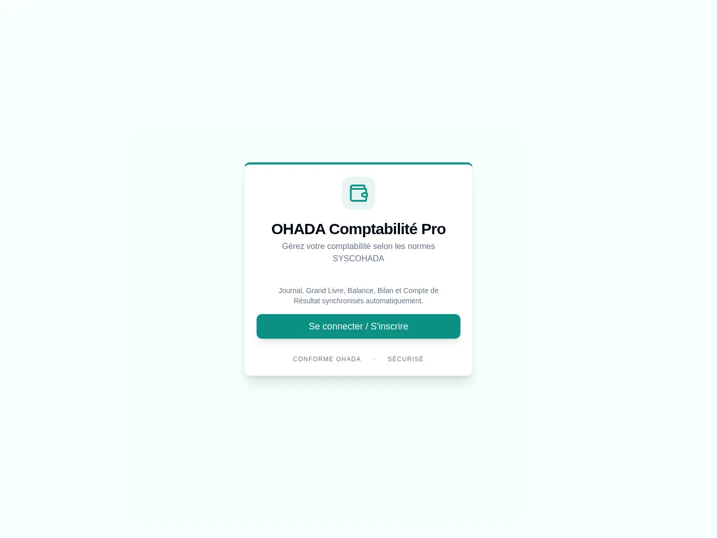 OHADA Comptabilité Pro