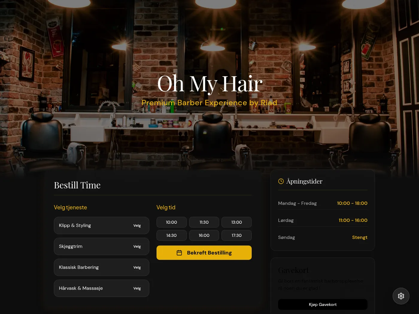 Oh My Hair Website