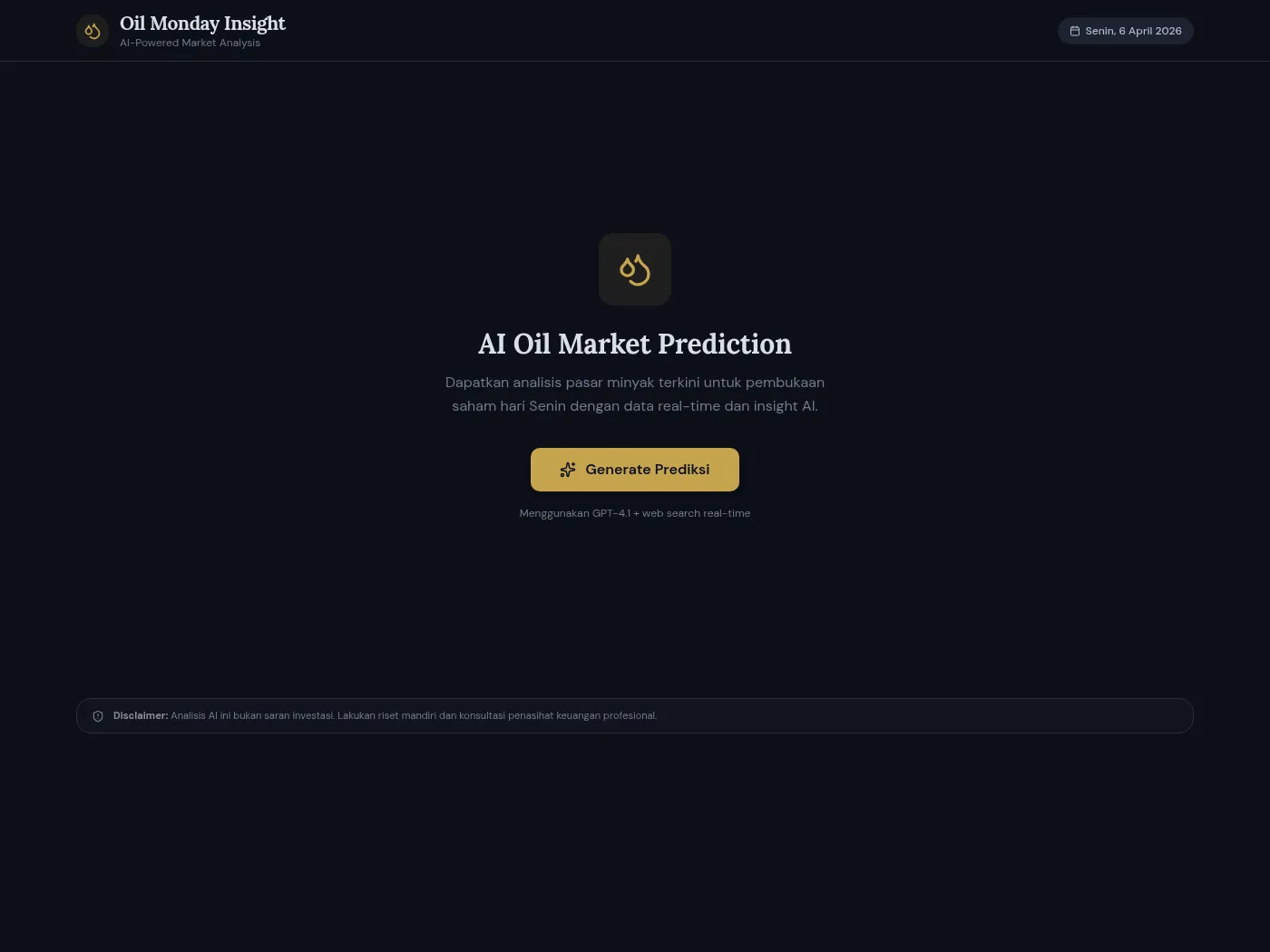 Oil Market Monday Insight