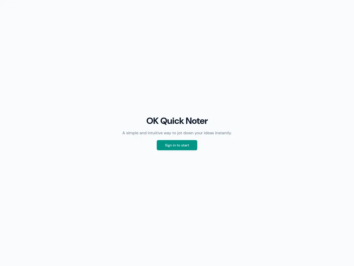 OK Quick Noter