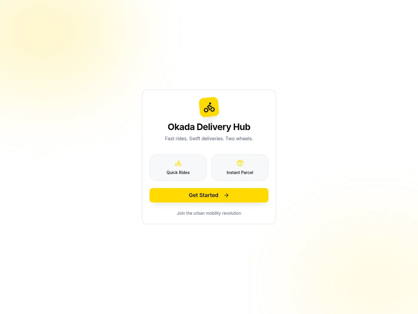 Okada Delivery Hub