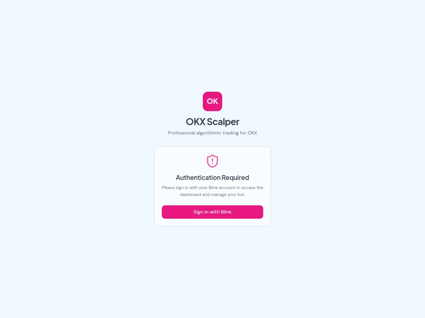 OKX Scalper Dashboard