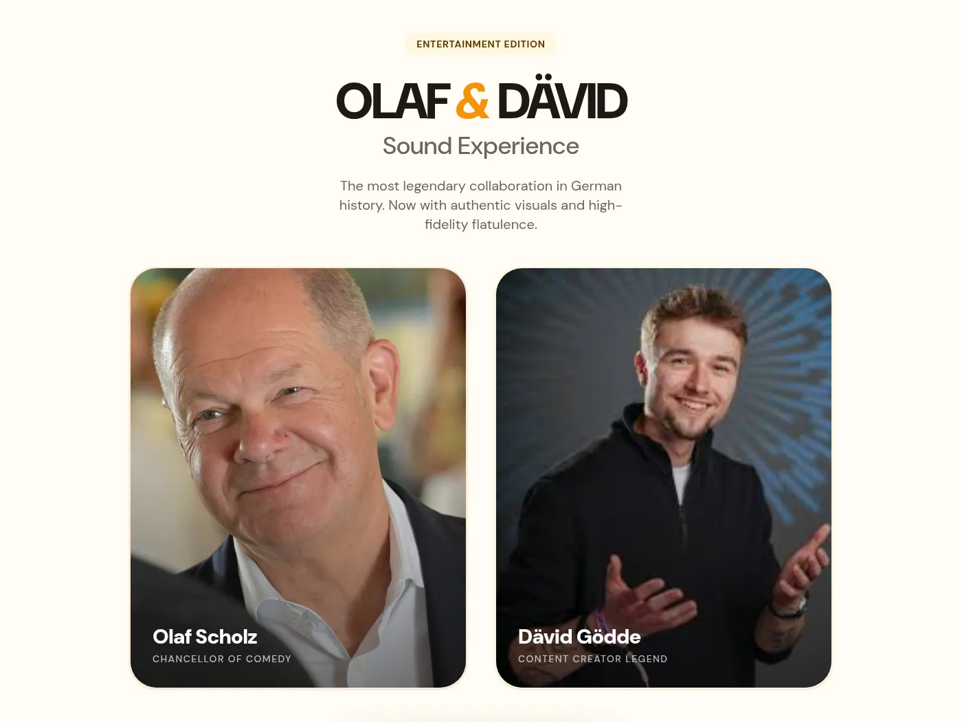 Olaf & David Sound Fun