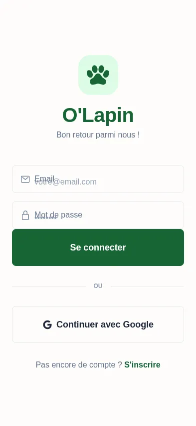 O'Lapin Delivery App