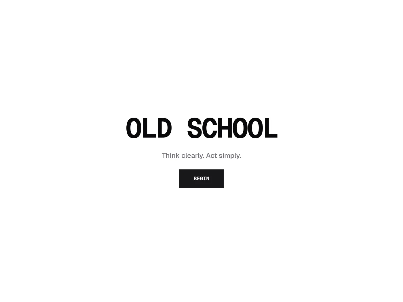 Old School Prompt App