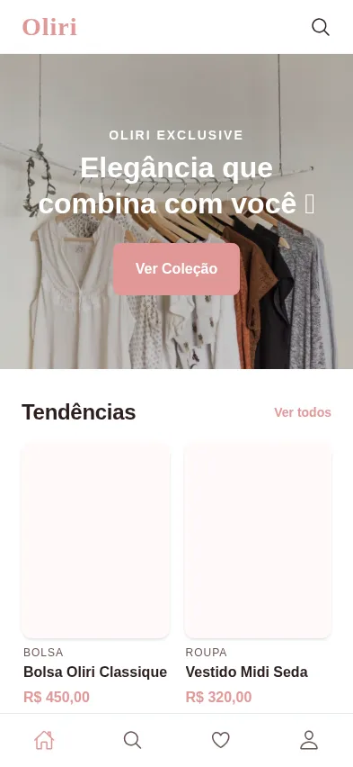 Oliri Fashion Boutique App