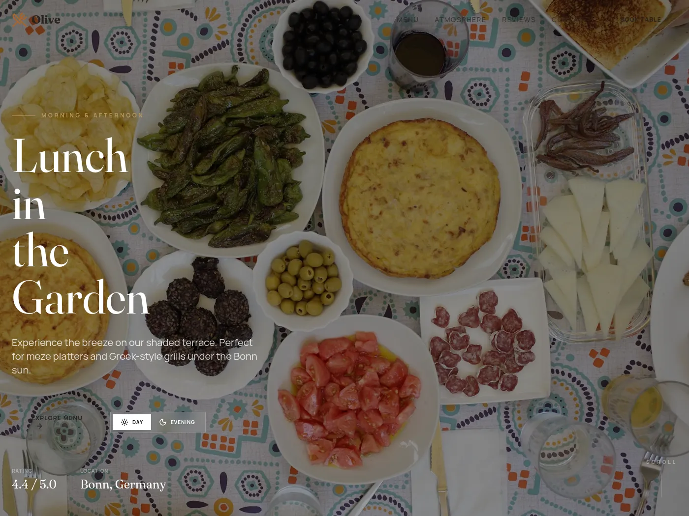 Olive Greek Restaurant Site