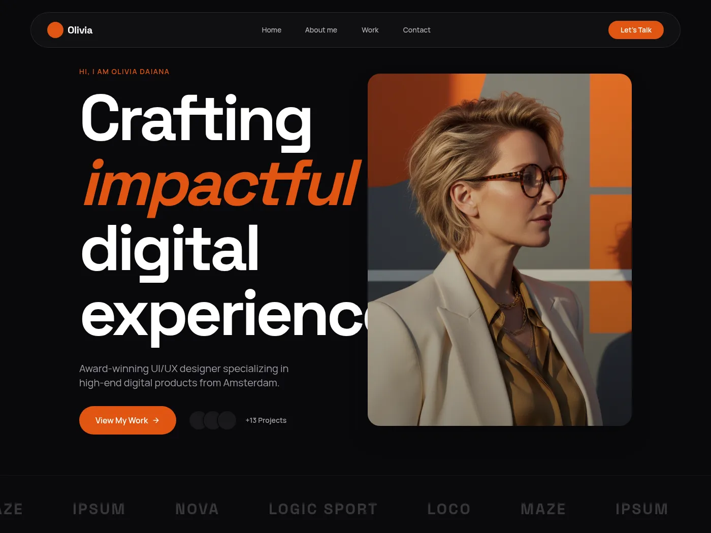 Olivia Webfolio Clone