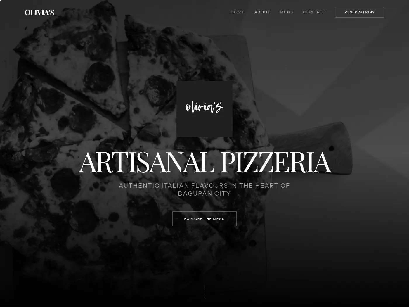 Olivia's Pizzeria Web