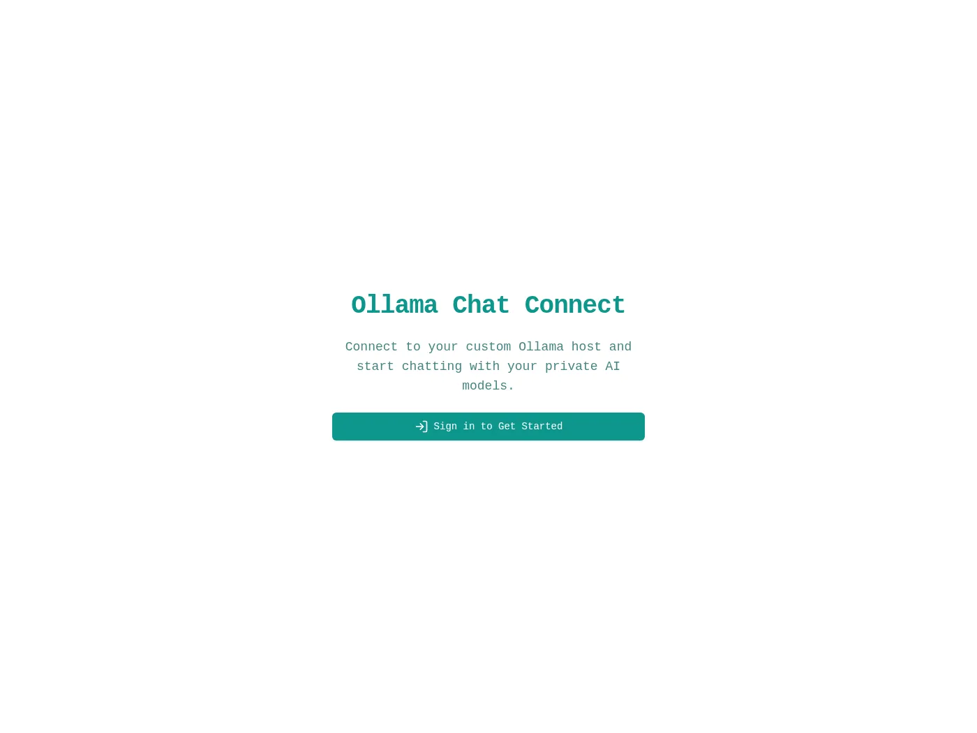 Ollama Chat Connect