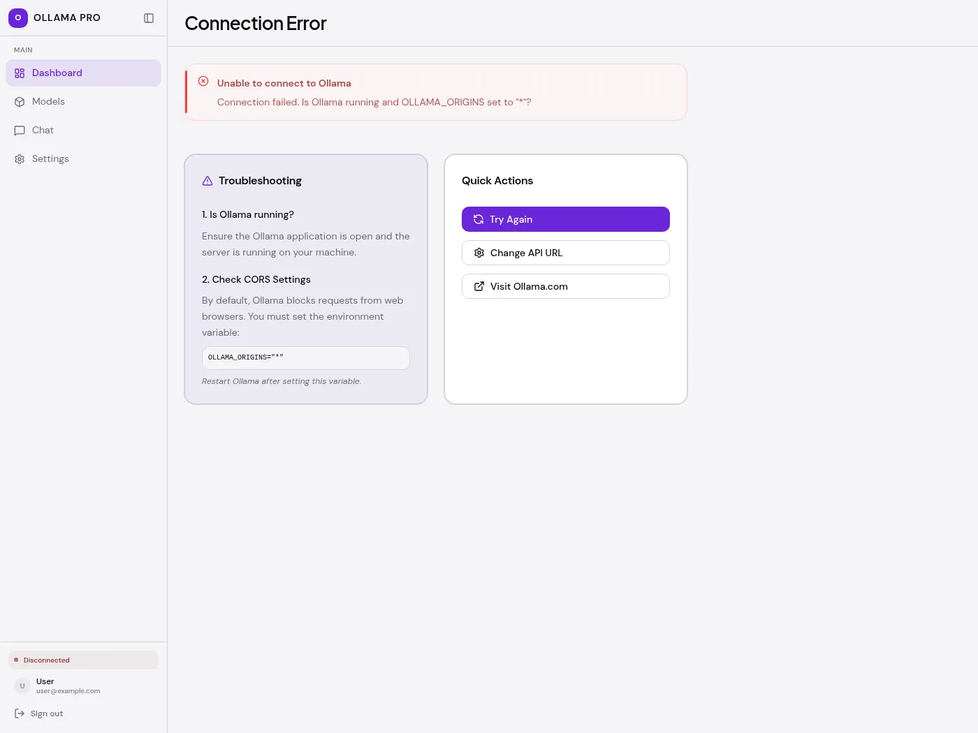 Ollama Dashboard Pro