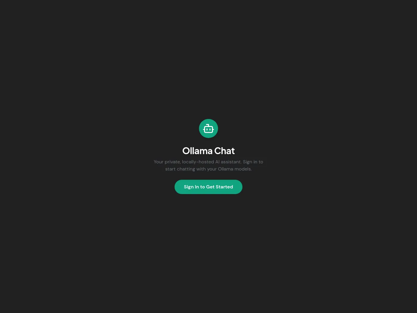 Ollama GPT Chat Clone