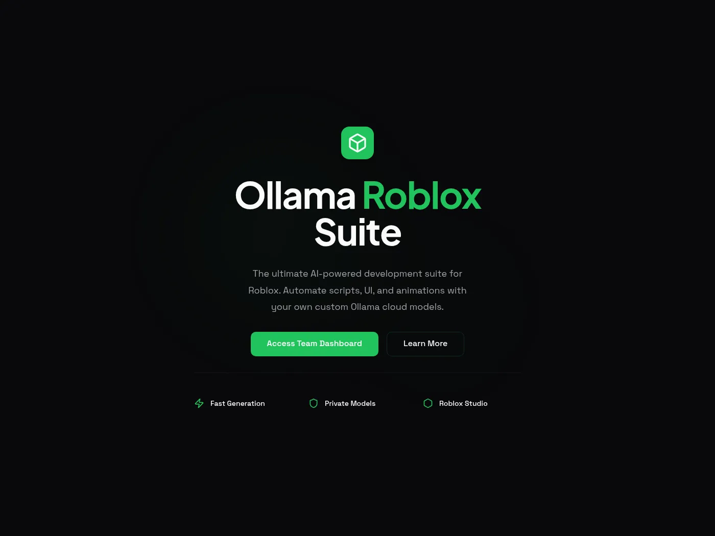 Ollama Roblox AI Suite