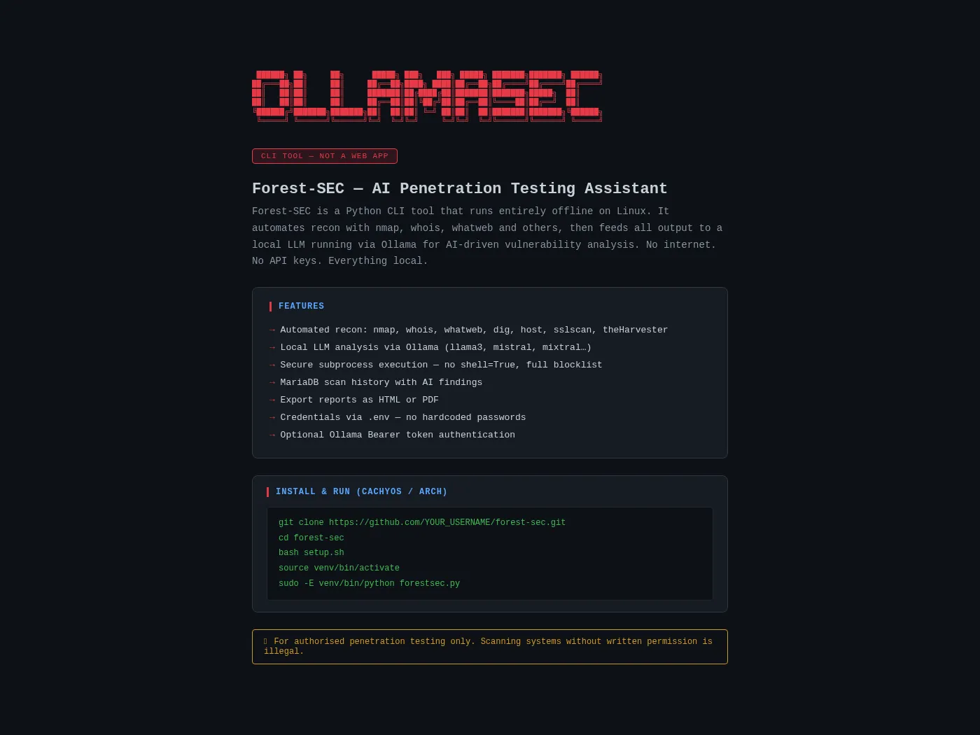 OllamaSec CLI