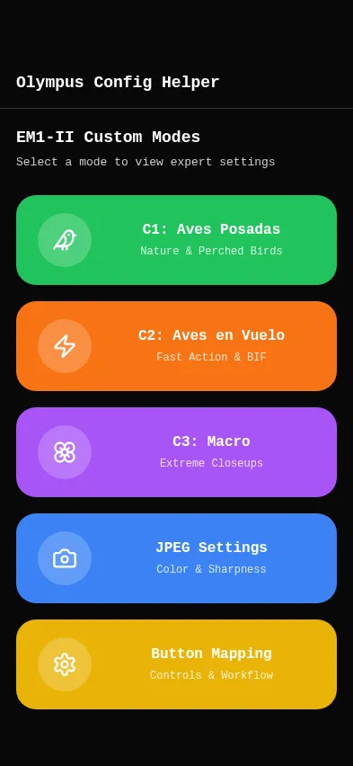 Olympus Config Helper