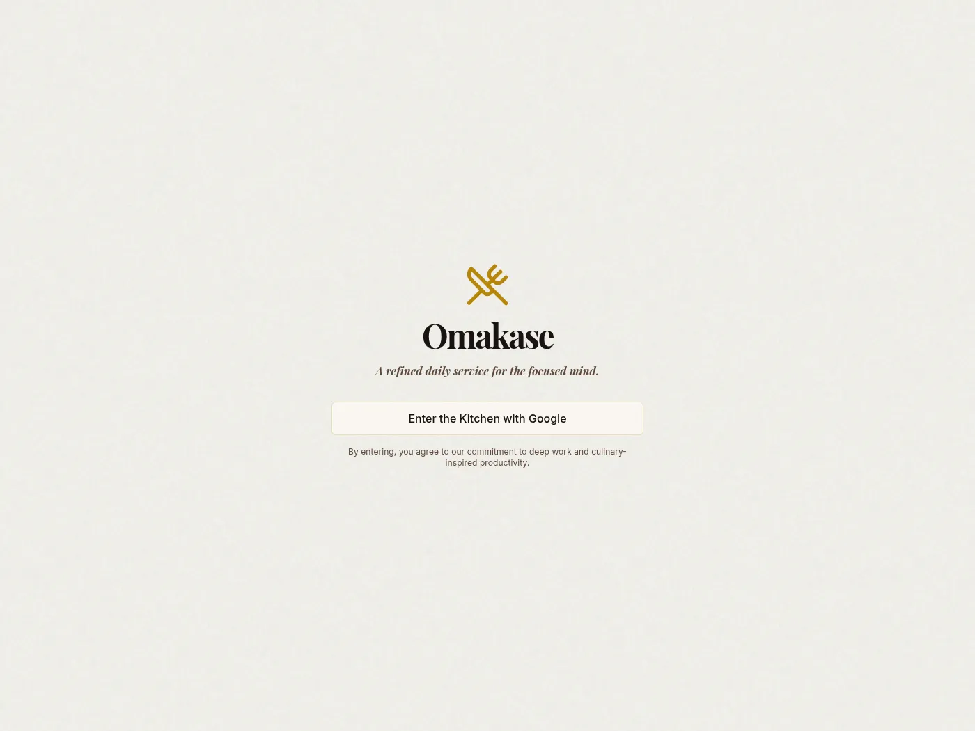Omakase Productivity Suite
