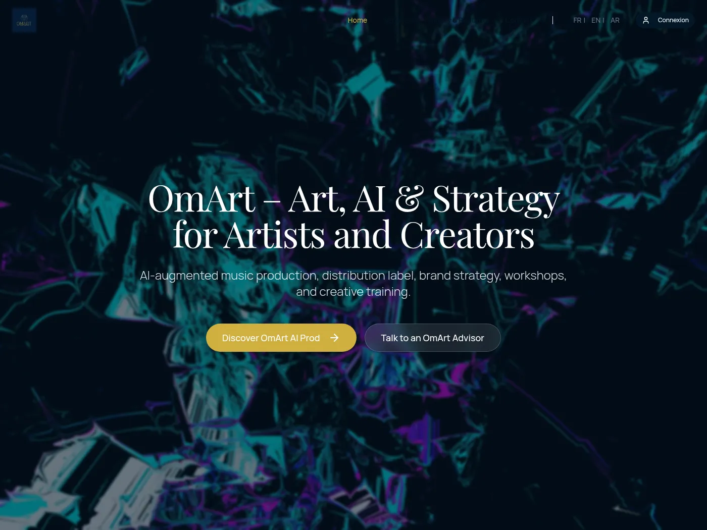 OmArt Creative Ecosystem Site