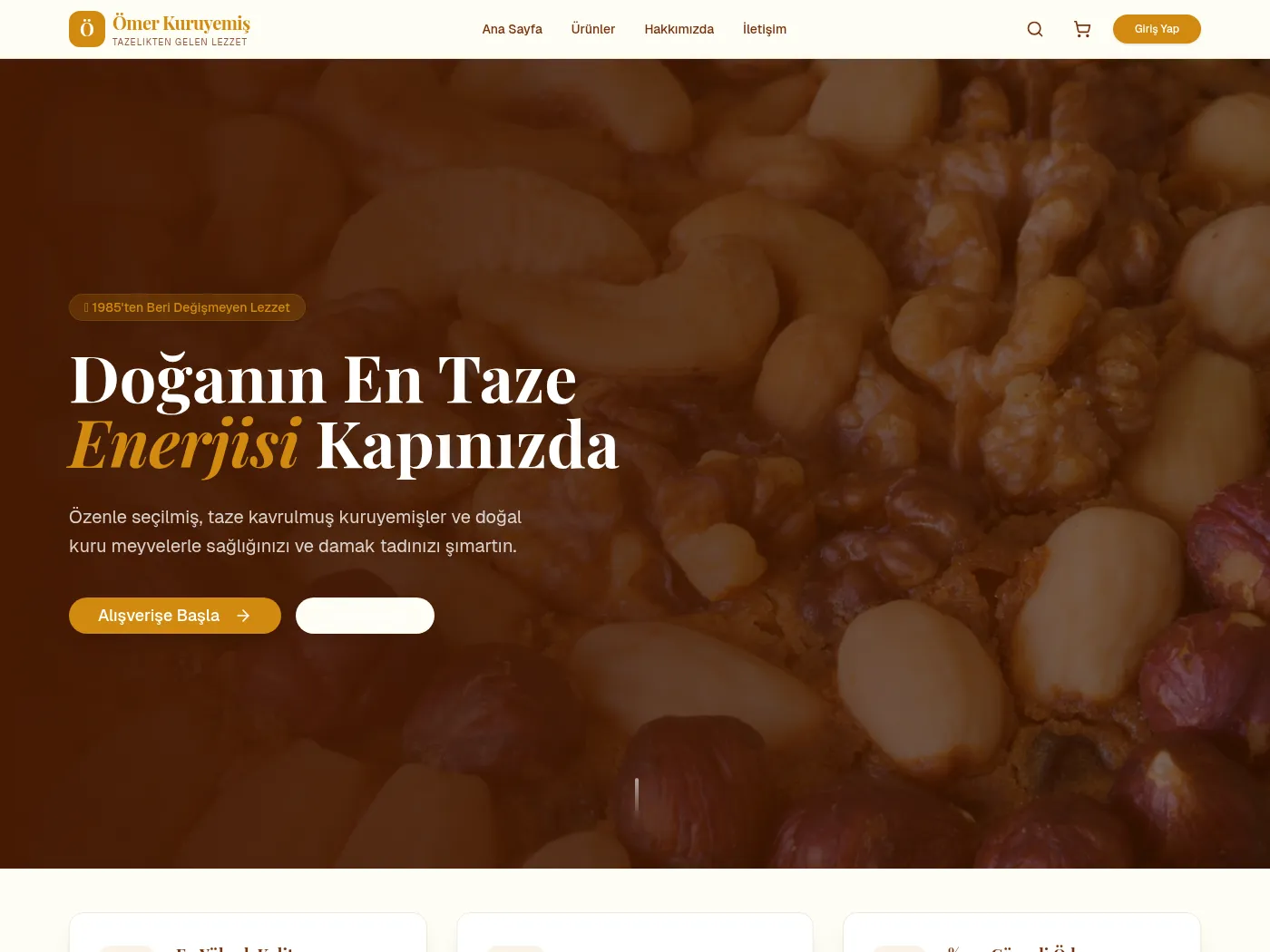 Ömer Kuruyemiş Web