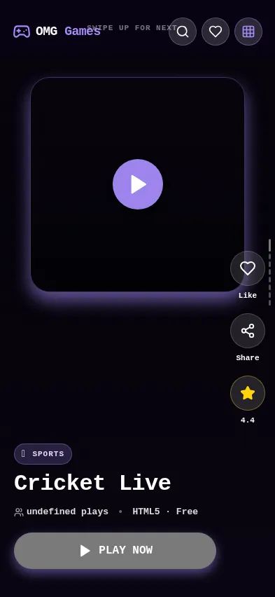 OMG Games Swipe