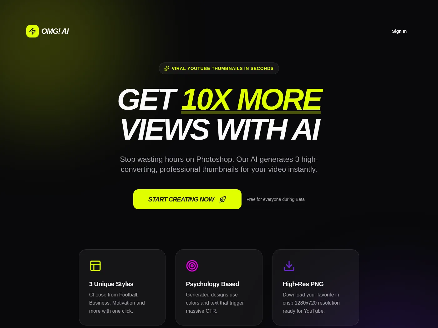 OMG Thumbnail AI
