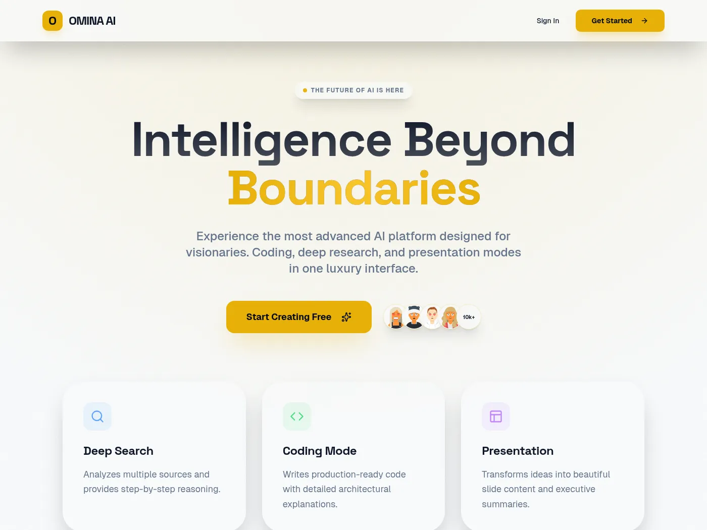 OMINA AI Platform