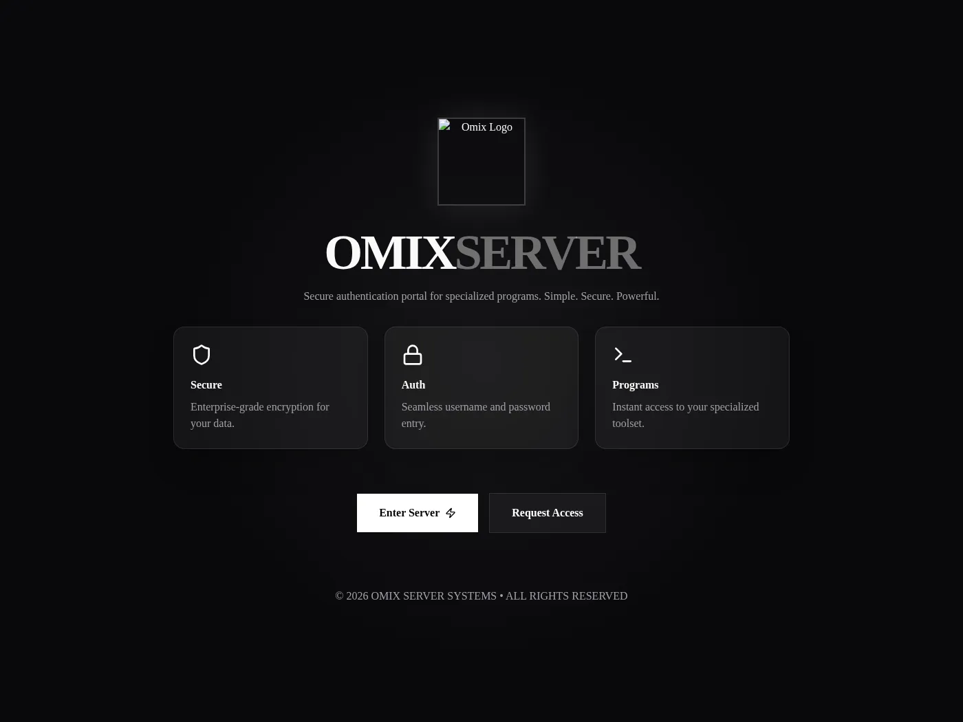 Omix Auth Server