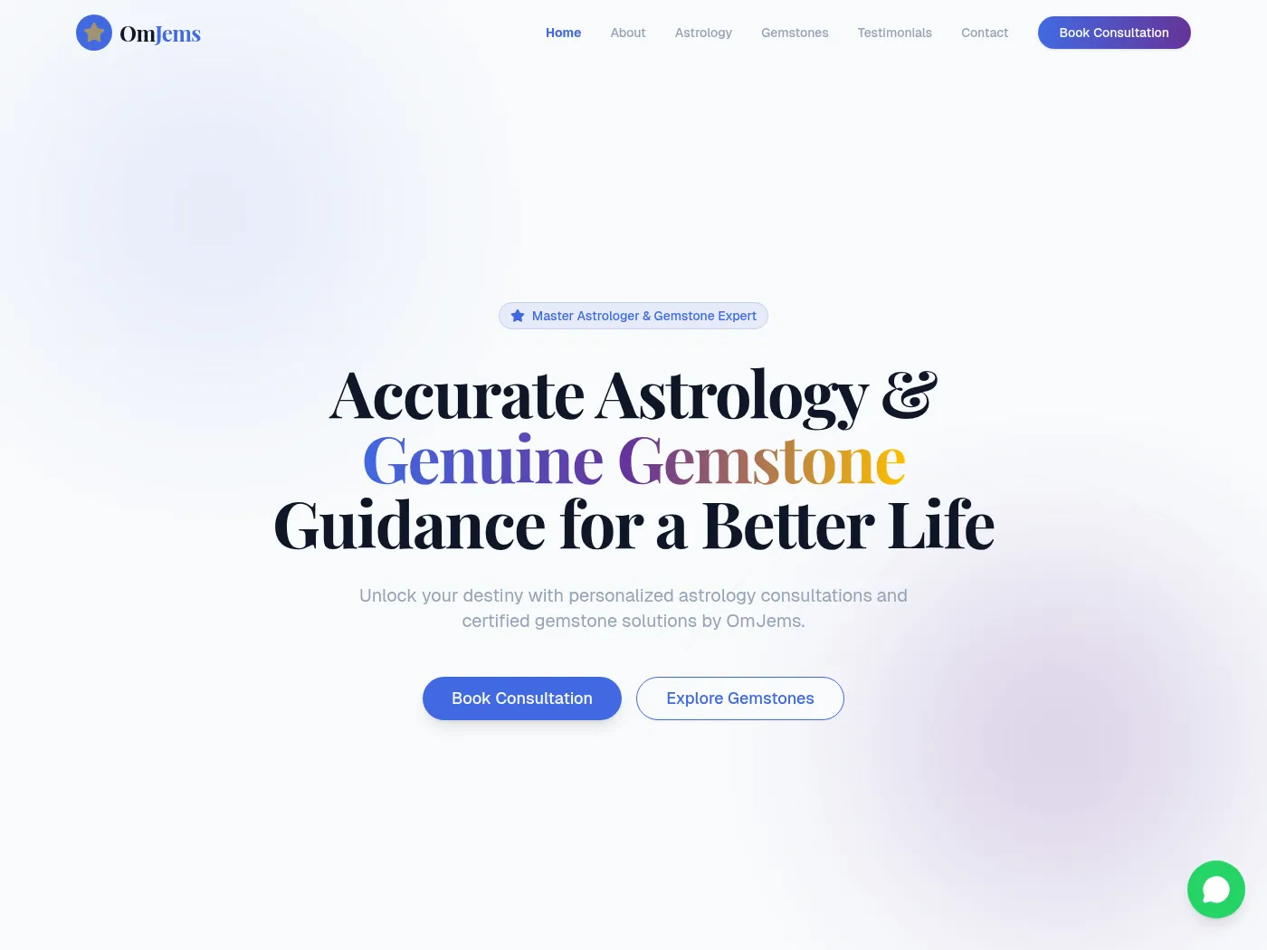 OmJems Astrology Web