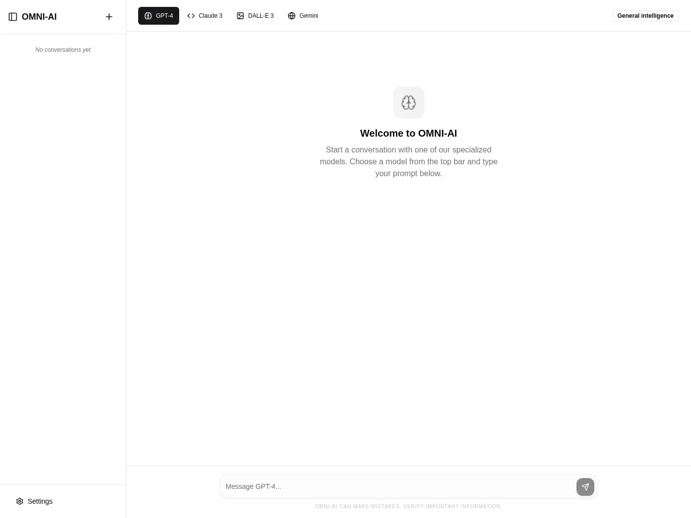 OMNI-AI Hub