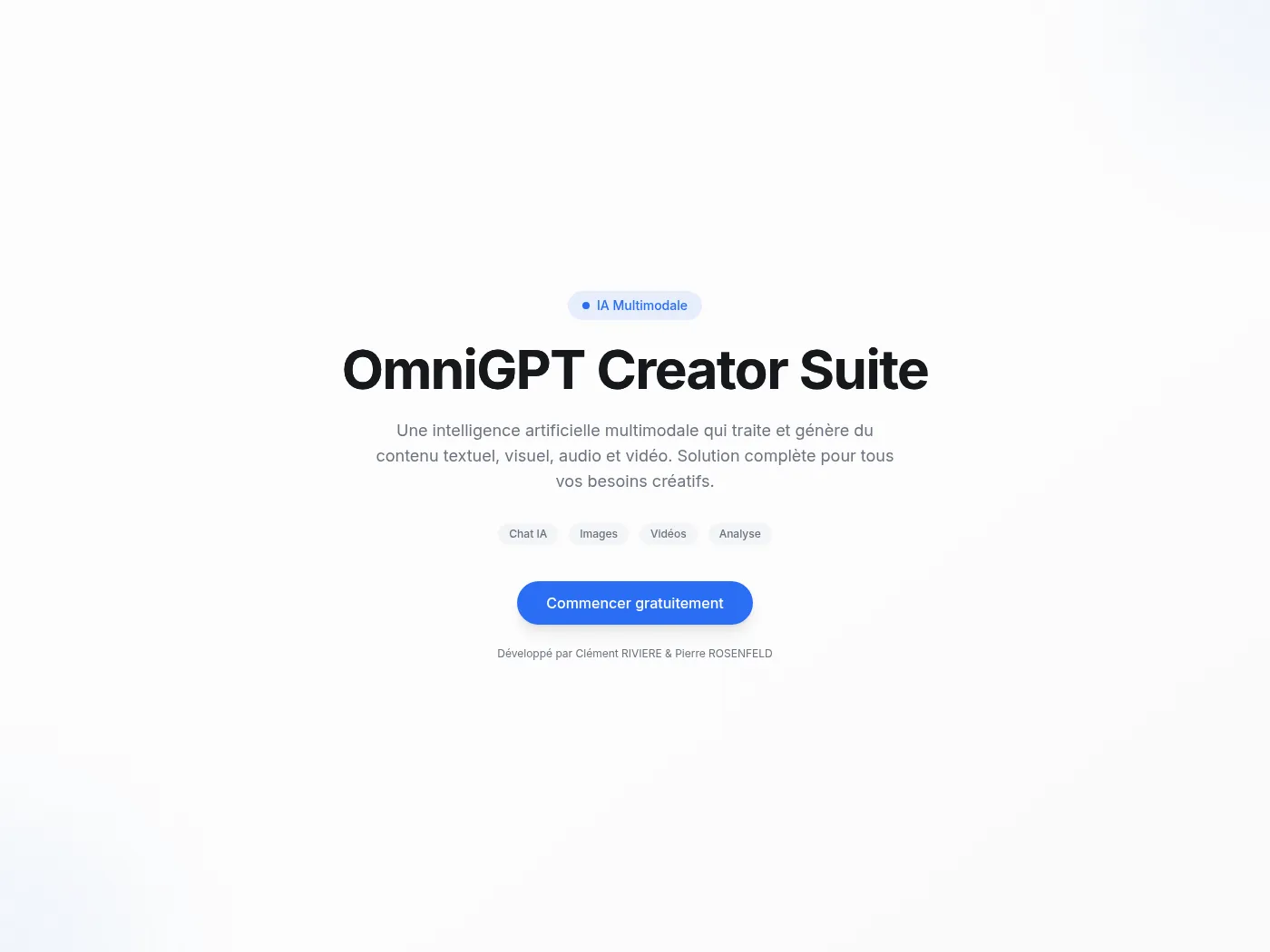 OmniGPT Creator Suite