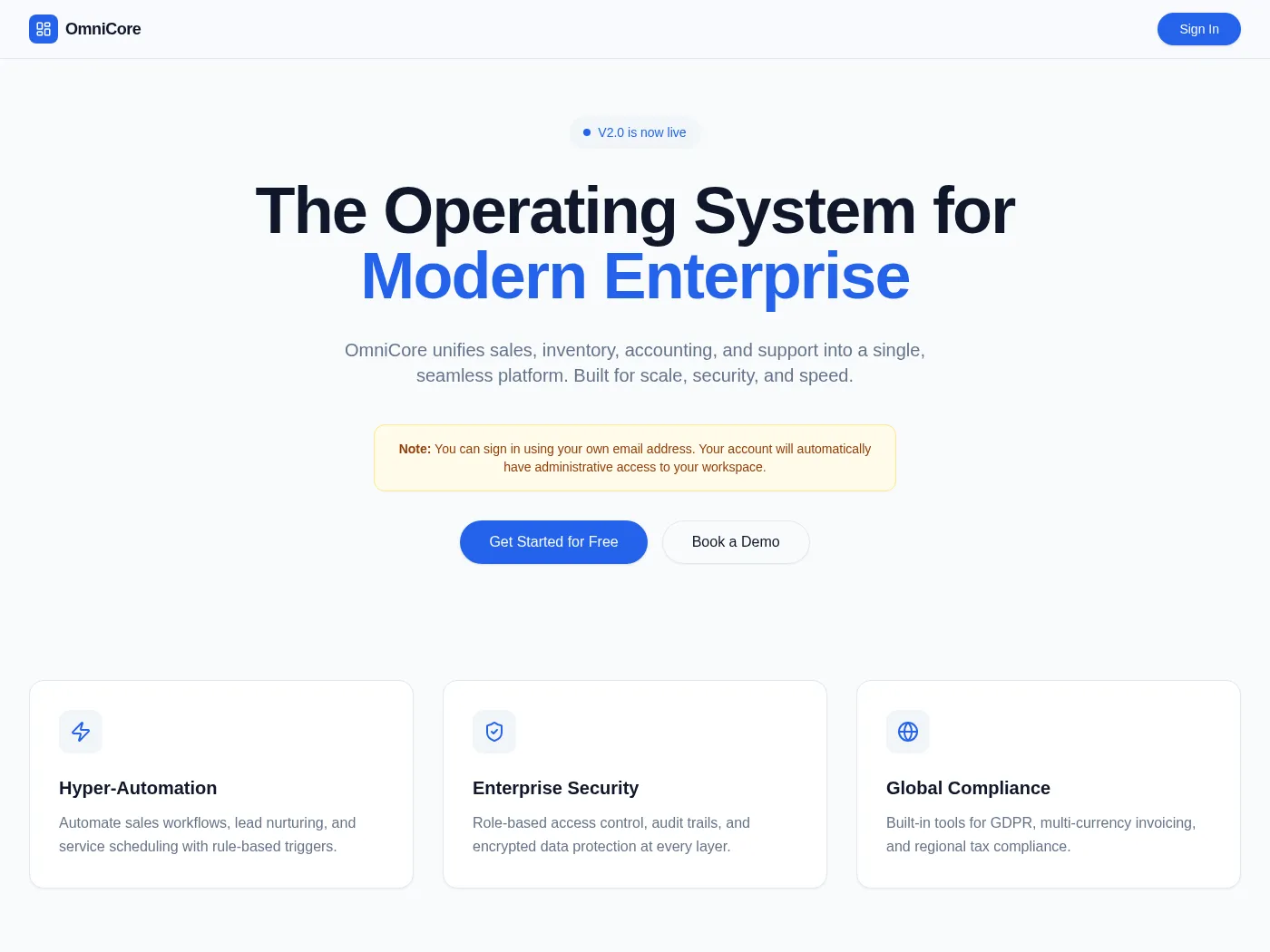 OmniCore CRM Suite