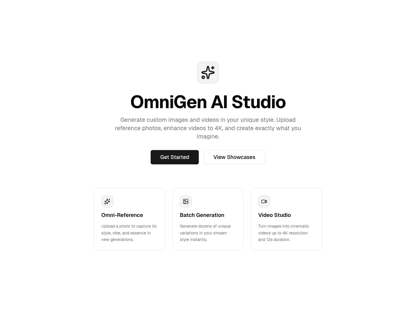 OmniGen AI Studio