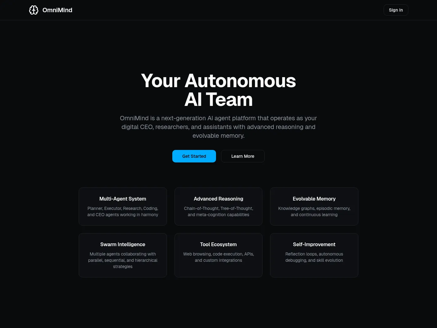 OmniMind AI Agent Platform