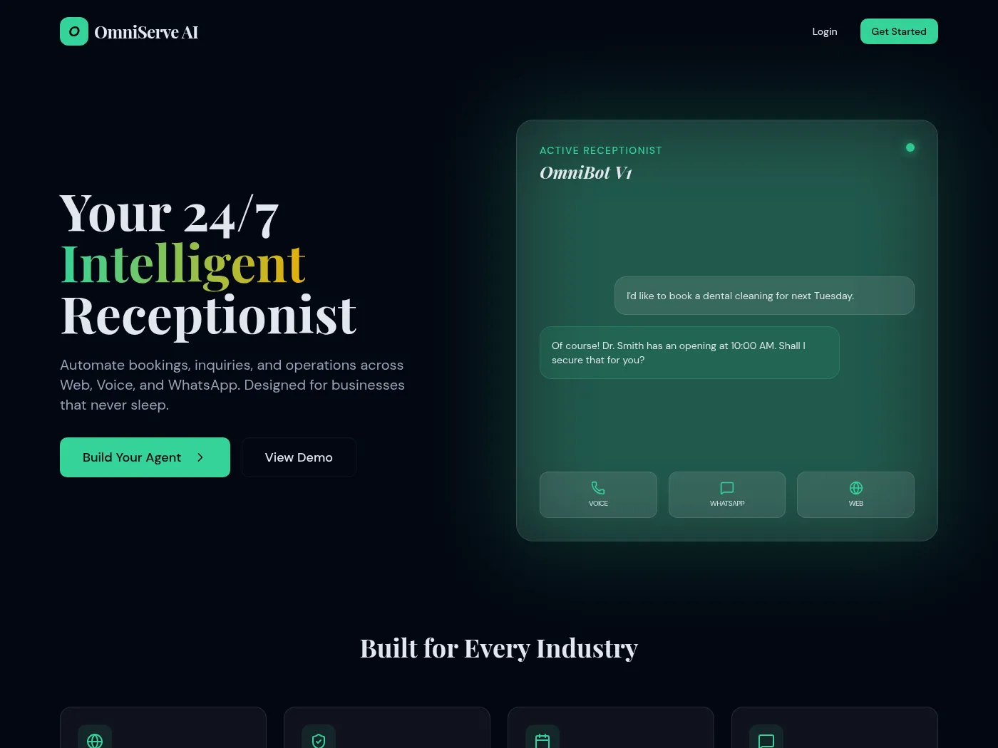 OmniServe AI Receptionist