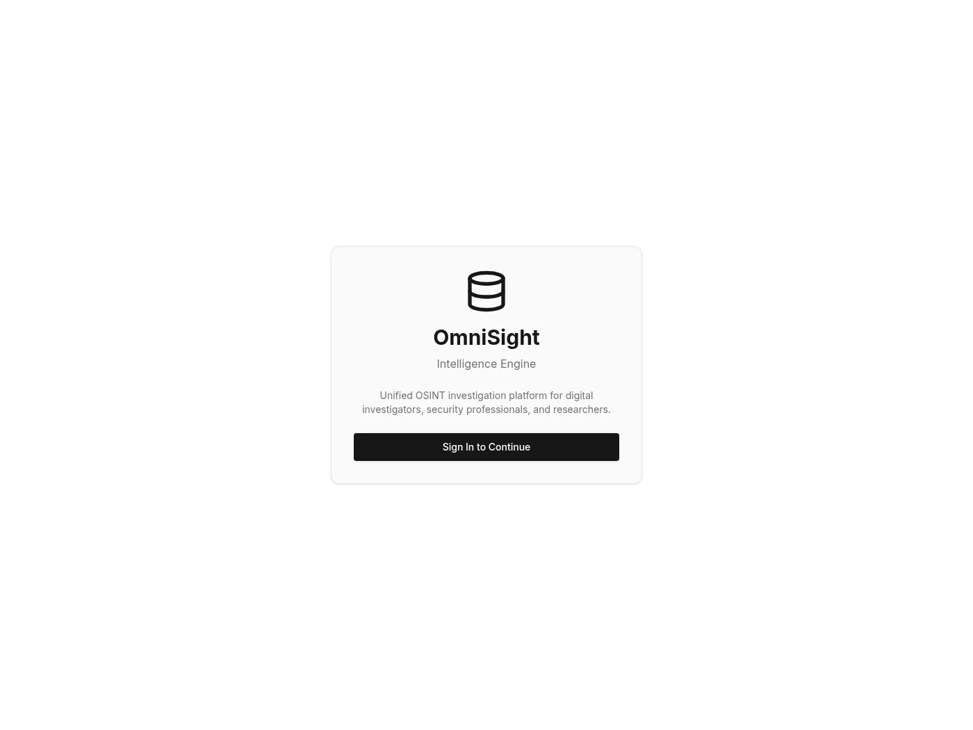 OmniSight Intelligence Engine