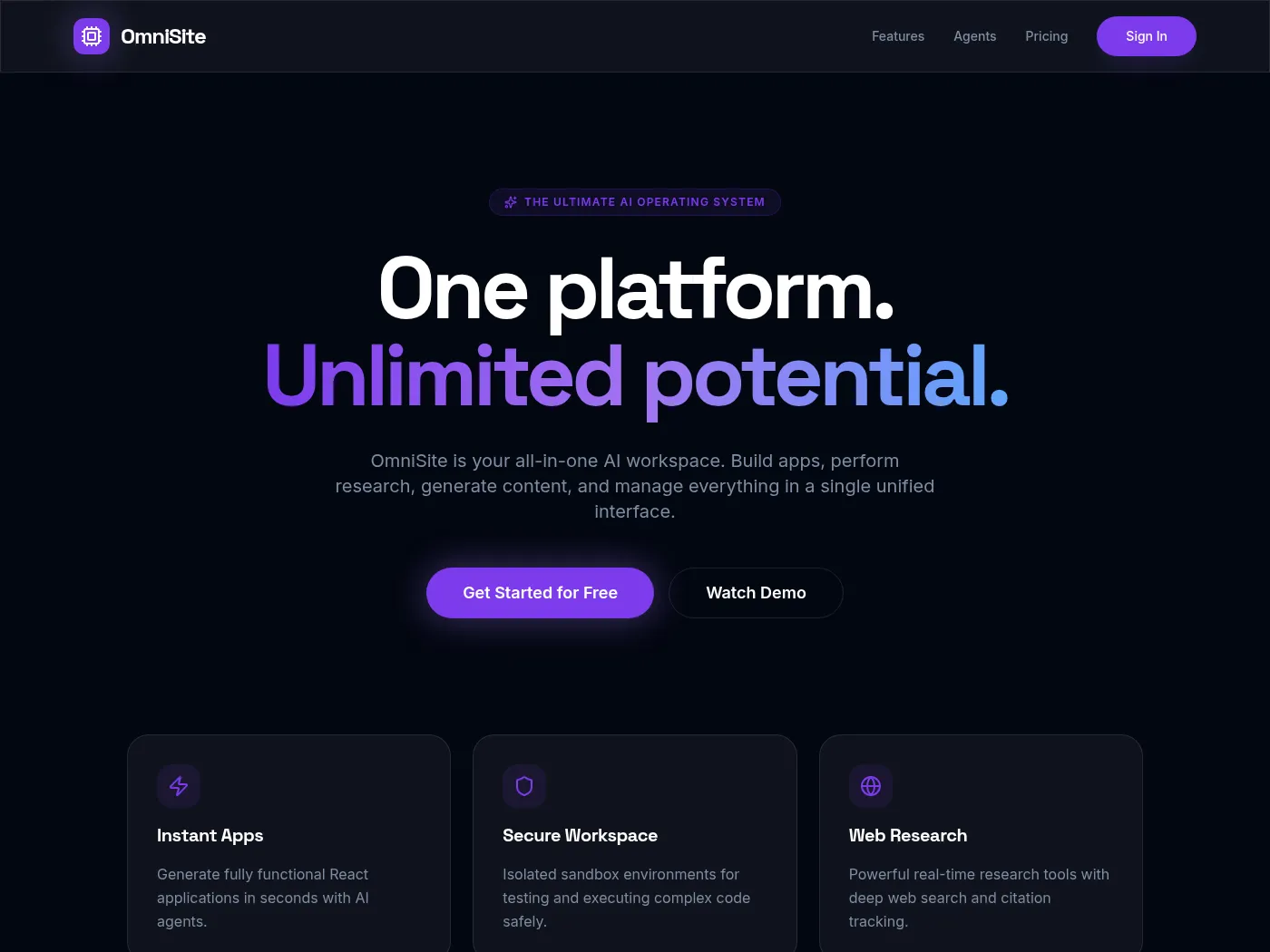 OmniSite Platform