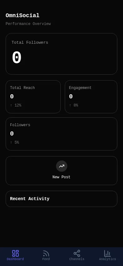 OmniSocial Dashboard App