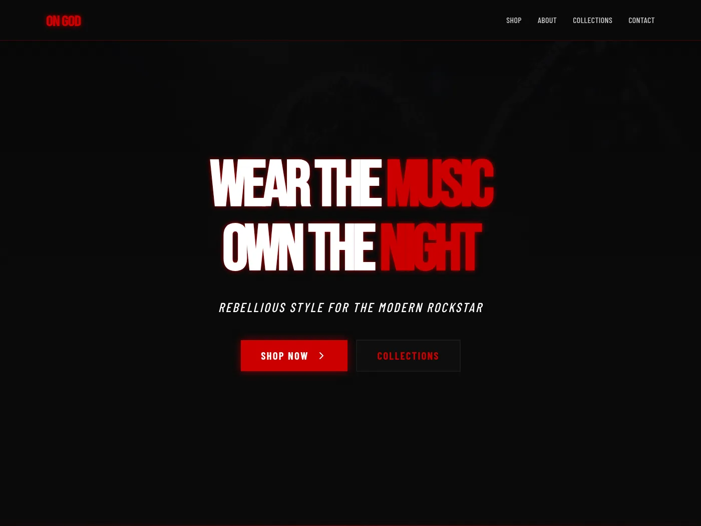 ON GOD Rockwear Landing