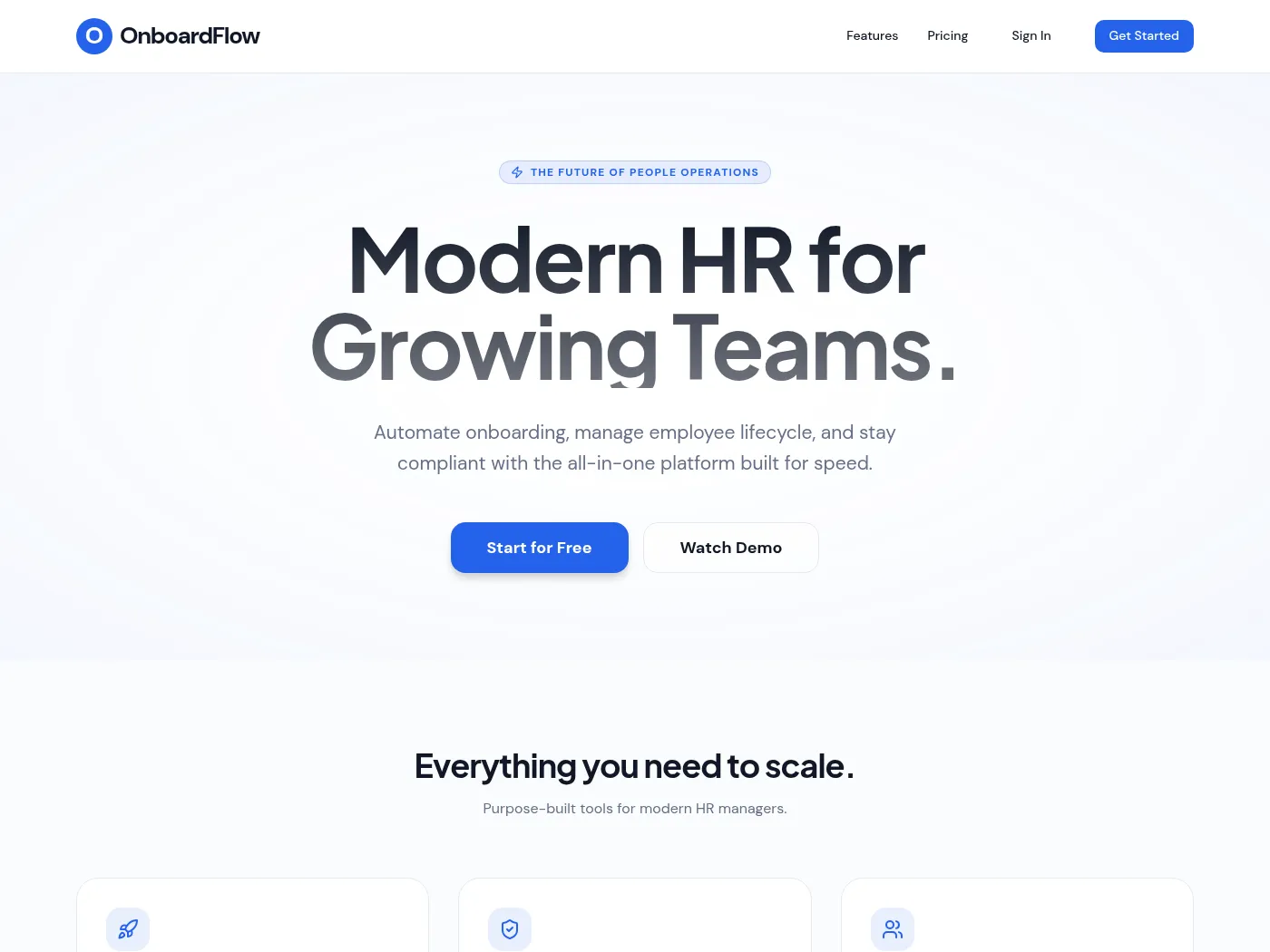 OnboardFlow HR Suite