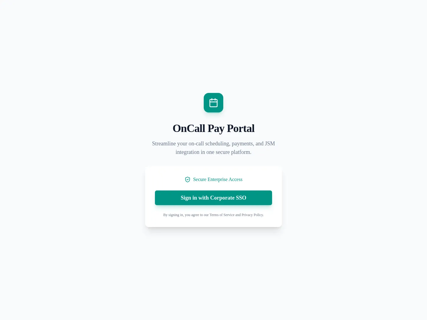 OnCall Pay Portal