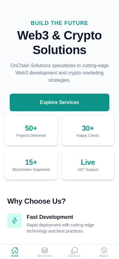 OnChain Mobile Solutions